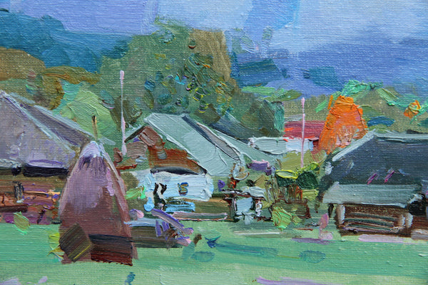 "After The Rain" Oil Painting For Sale | Benarto Online Art Gallery