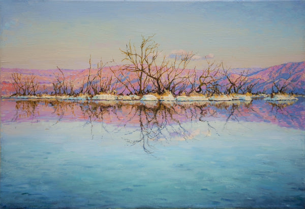 Dead Sea Reflection Painting | Benarto