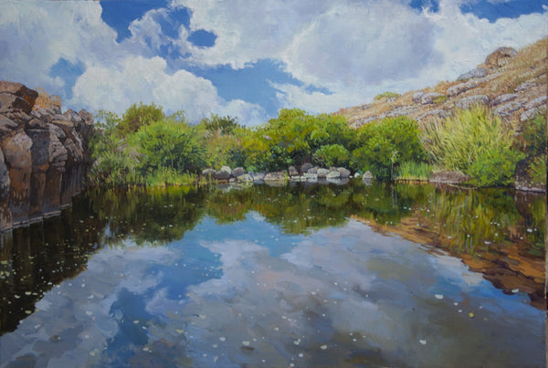 Mirror Reflection Painting | Benarto